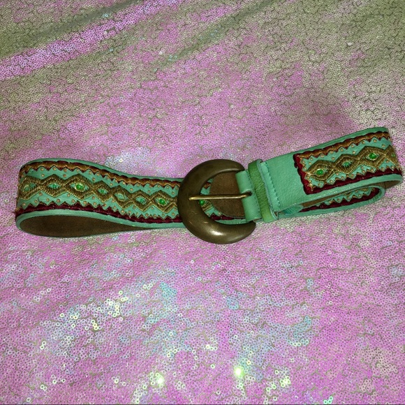 Accessories | Vintage Teal Belt | Poshmark